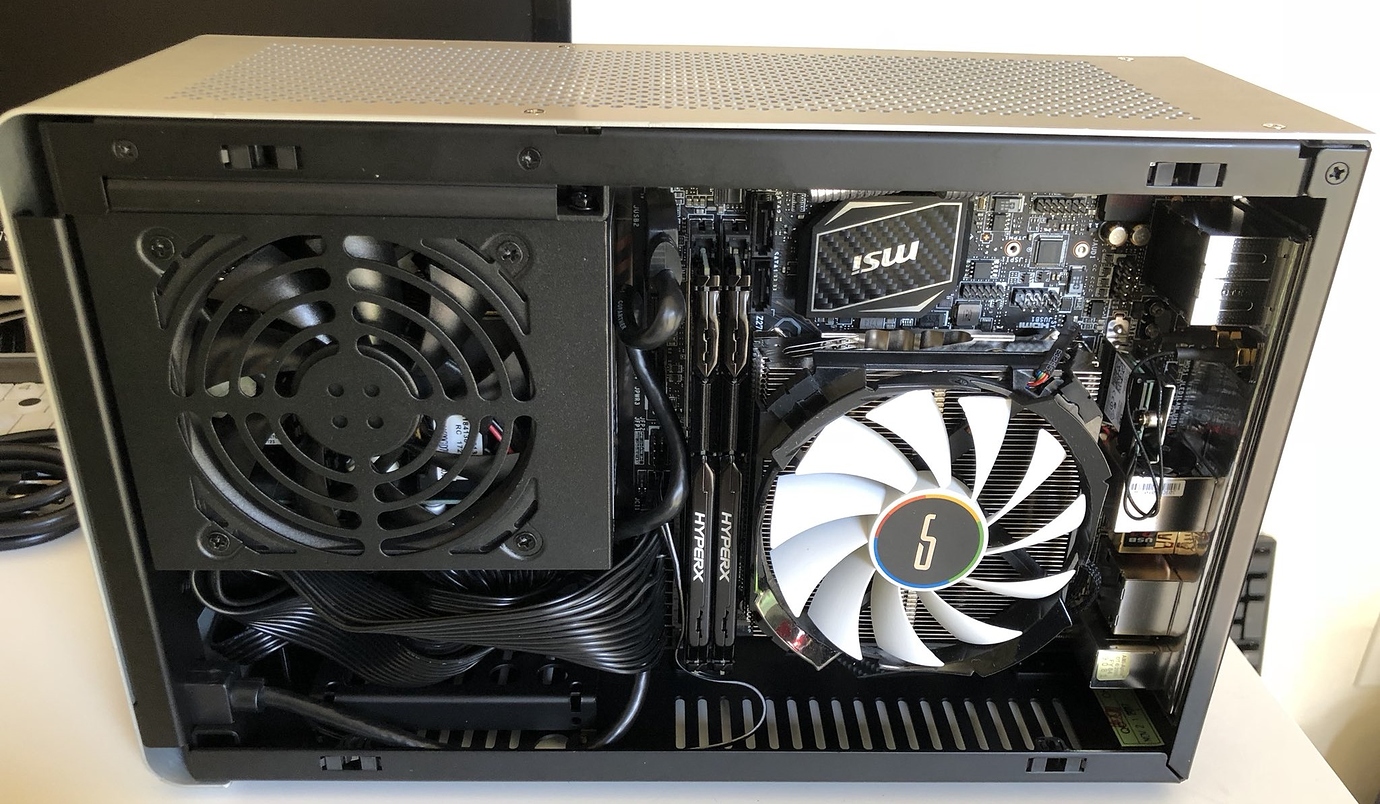 Building the smallest possible PC with a full-size GPU - Hardware and ...