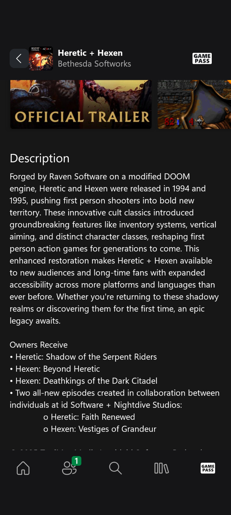 Heretic + Hexen by id Software and Nightdive - Games - Quarter To Three ...
