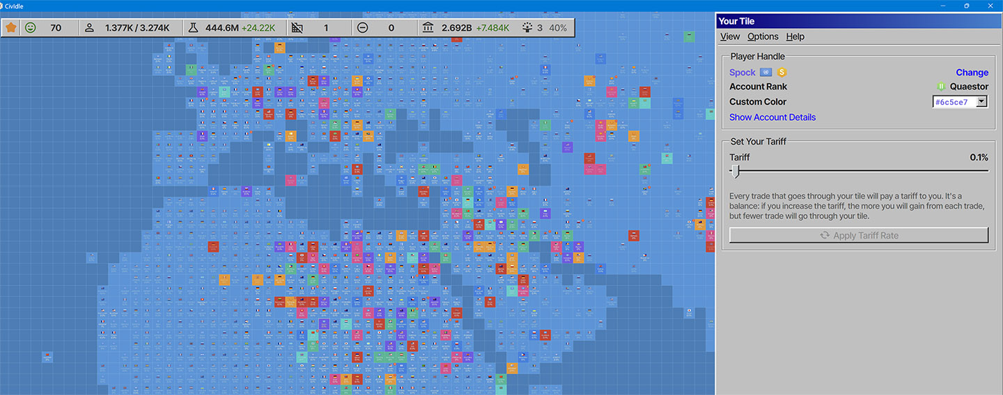 Cividle: not quite Civ, not quite an idler, not quite a modern UI, but ...
