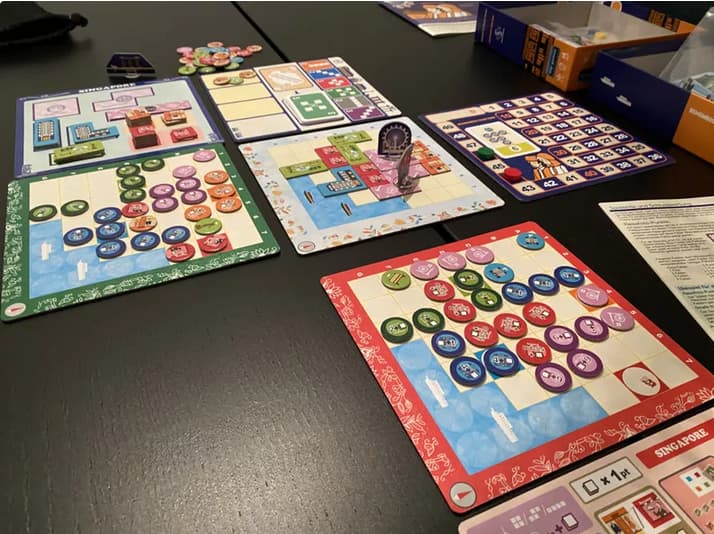 Coffee Roaster [solitaire boardgame]: bags, beans, and pulling the ...